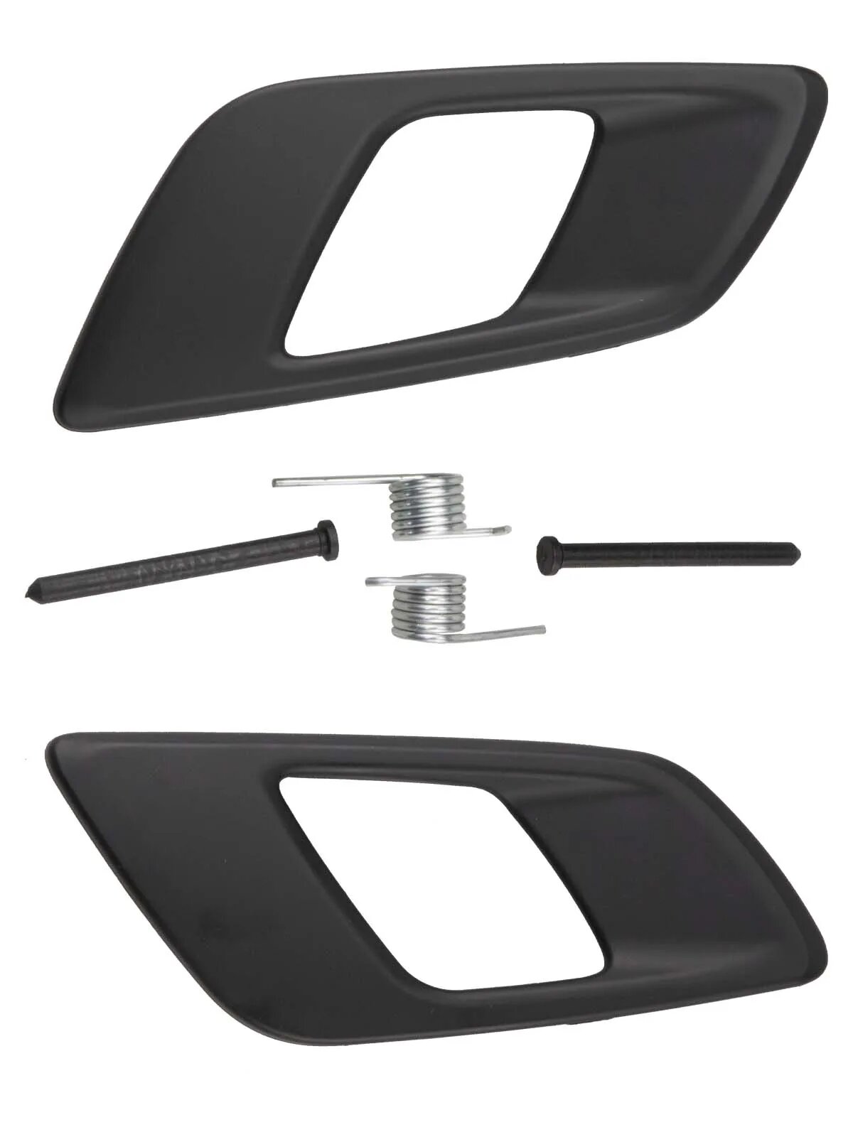 Внутренняя отделка дверной ручки автомобиля, серая и черная для Ford Ranger T6 1 Pair Black