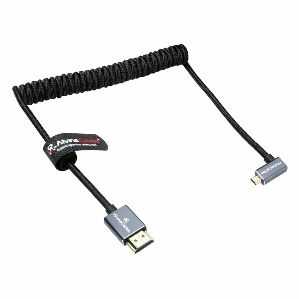Alvin's Cables Видеокабель HDMI/Micro-HDMI тип D, серый металлик