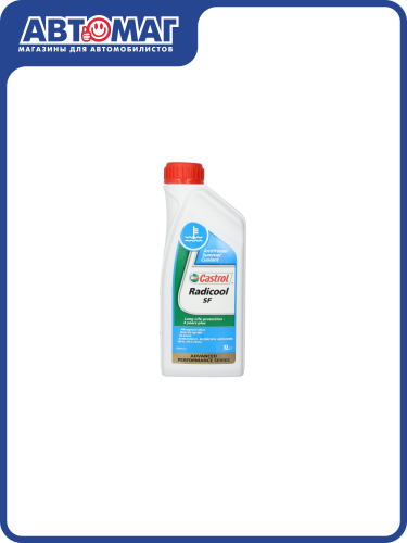 Антифриз Castrol Radicool SF, концентрат G12, (946 мл/1 кг), CAS-ANTIFREEZE-SF-1L