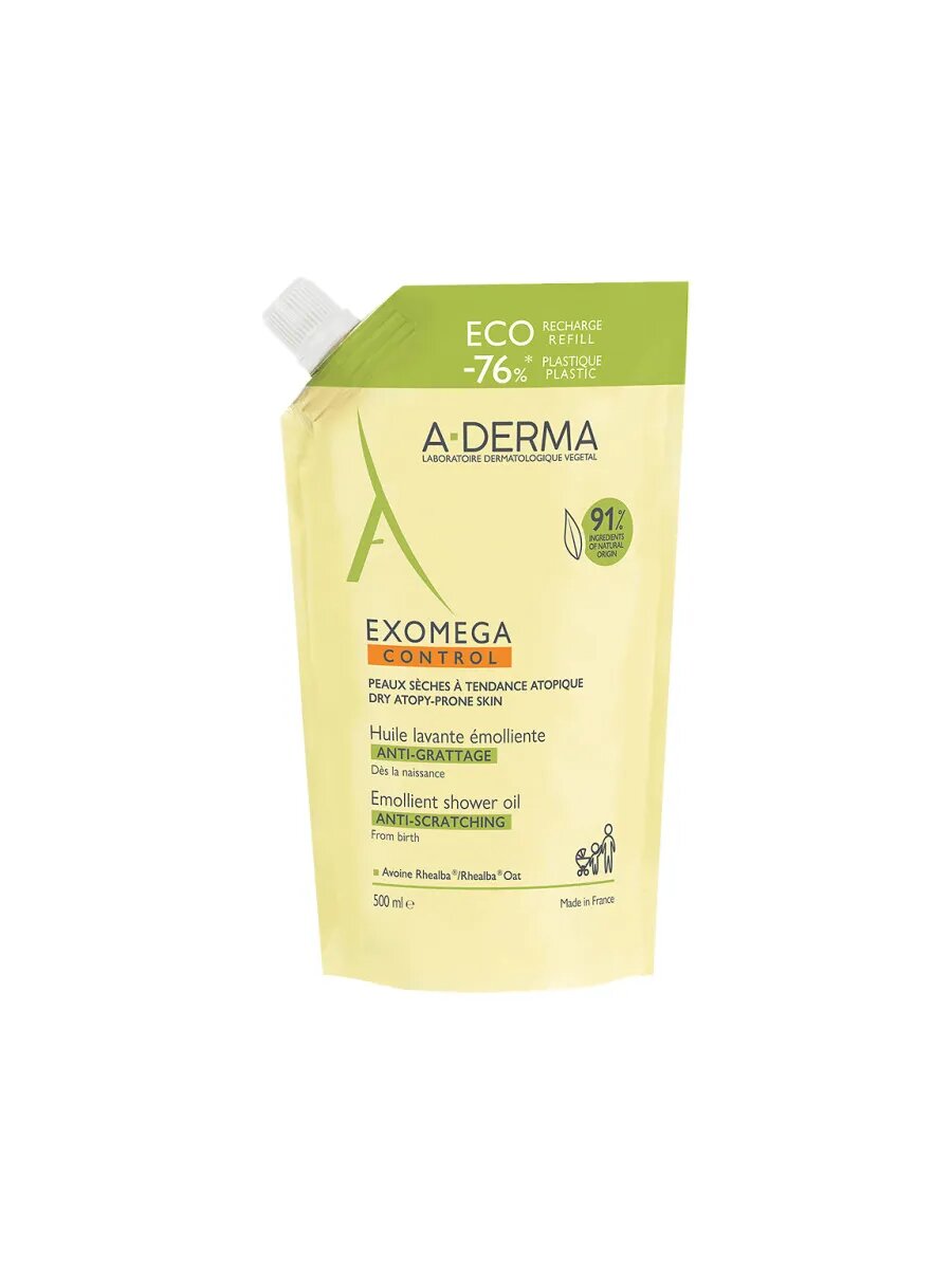 A-Derma Exomega Control Смягчающее масло для душа см/блок 50