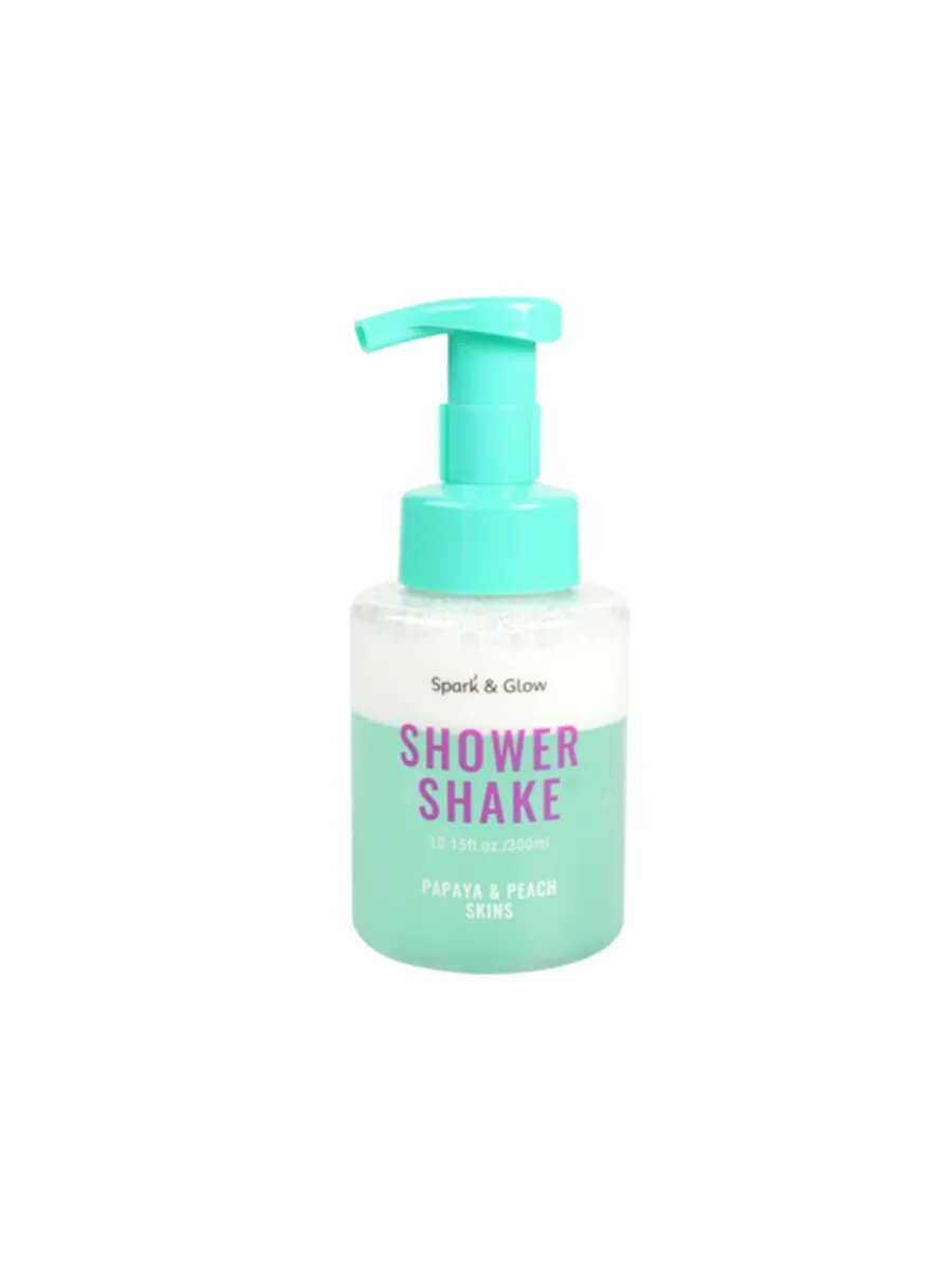 SPARK&GLOW Shower shake papaya&peach skins Гель Южная Корея 300 мл