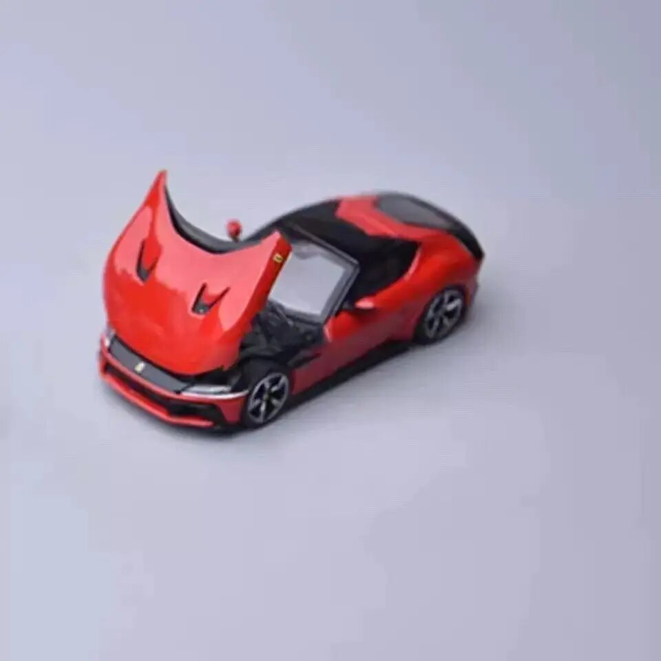 Модель автомобиля WELLY Ferrari Prancing Horse 12cilindri Coupe 12c красная 1:64 Красный, red