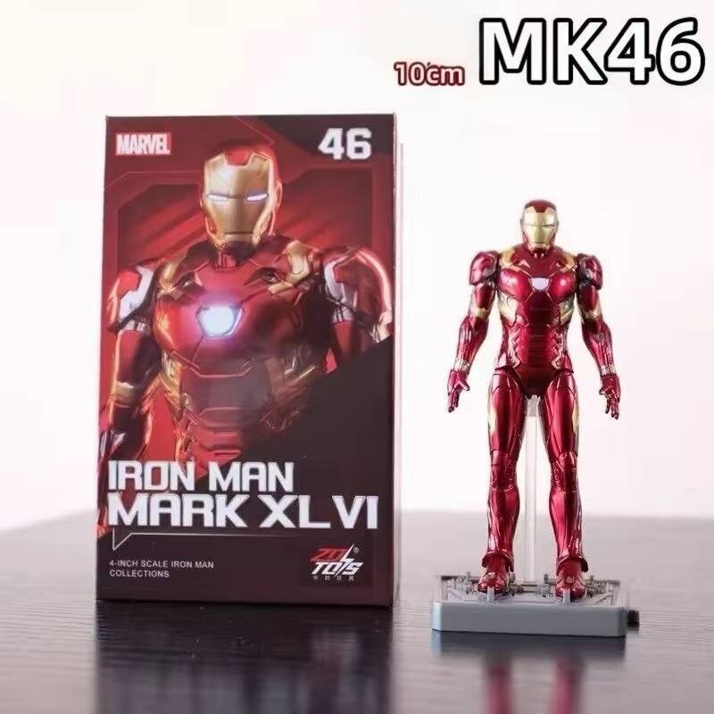 Фигурка премиум Marvel MARK46 Железный Человек （10 см） Disney， Marvel，ZD TOYS