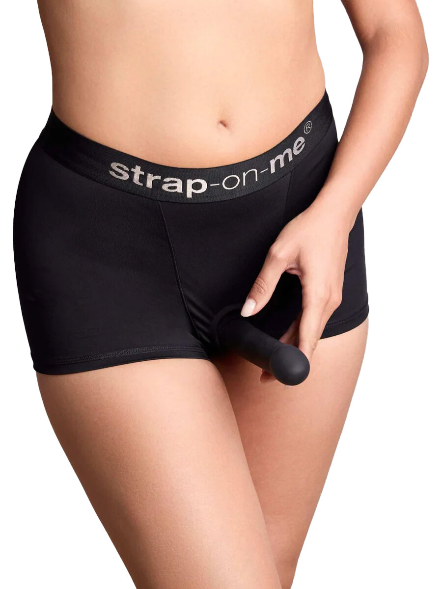 Трусики-шорты для страпона Strap-on-me Allure Lingerie Harness, размер L