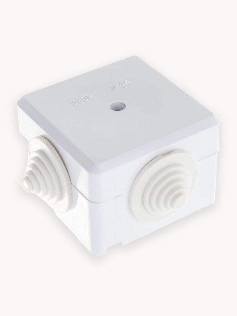 Коробка распределительная Кунцево-электро ОП ПГ 60х60х42мм с клемм. КОА-002, 5955