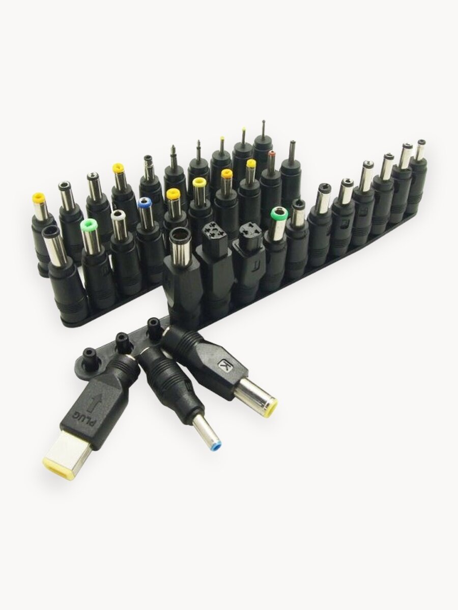 Набор из 34-х разъемов переходников VB Parts для зарядки ноутбуков (34pcs/Set 5.5x2.1mm Multi-type Male Jack)