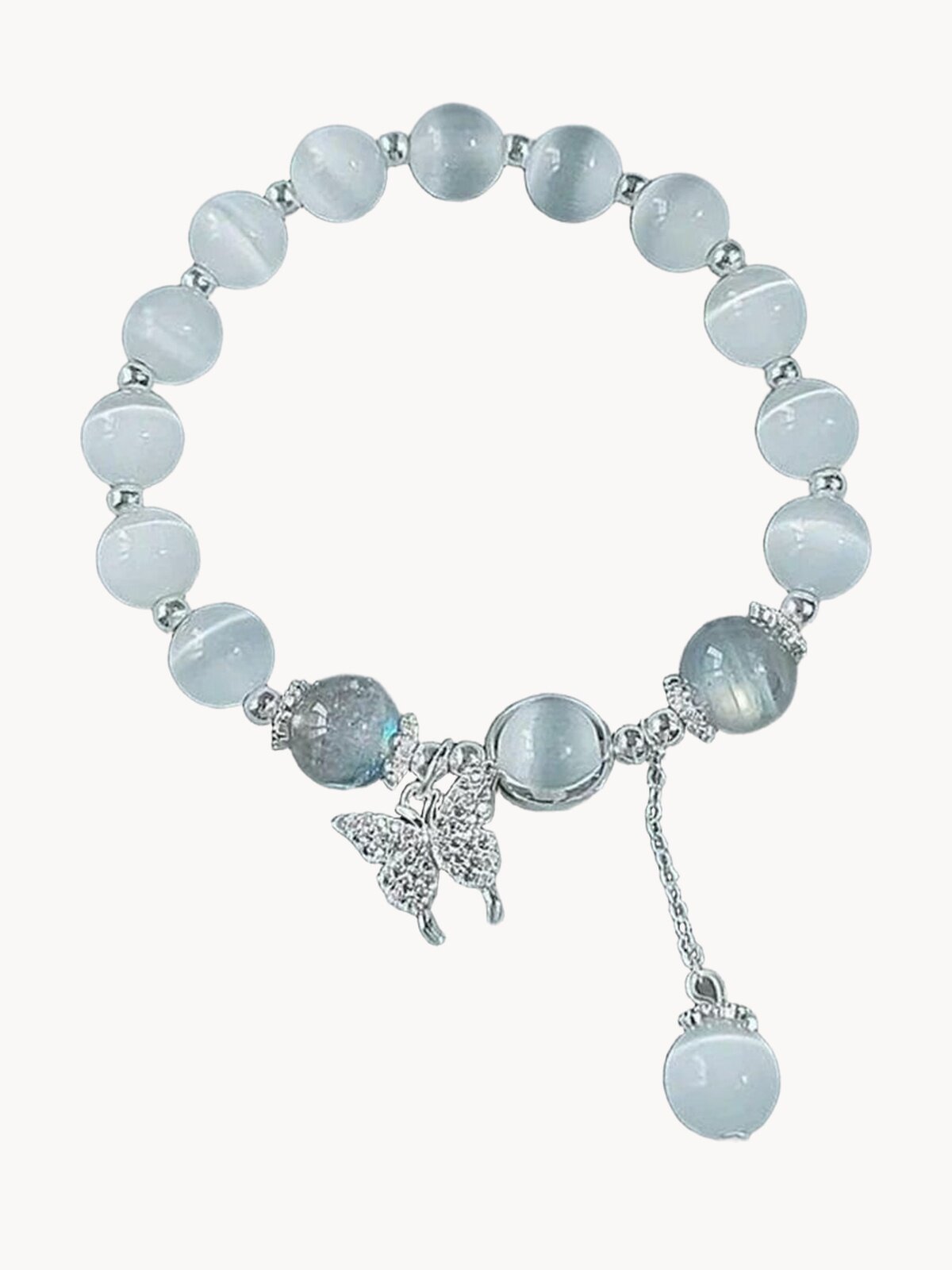 Браслет, опал синтетический