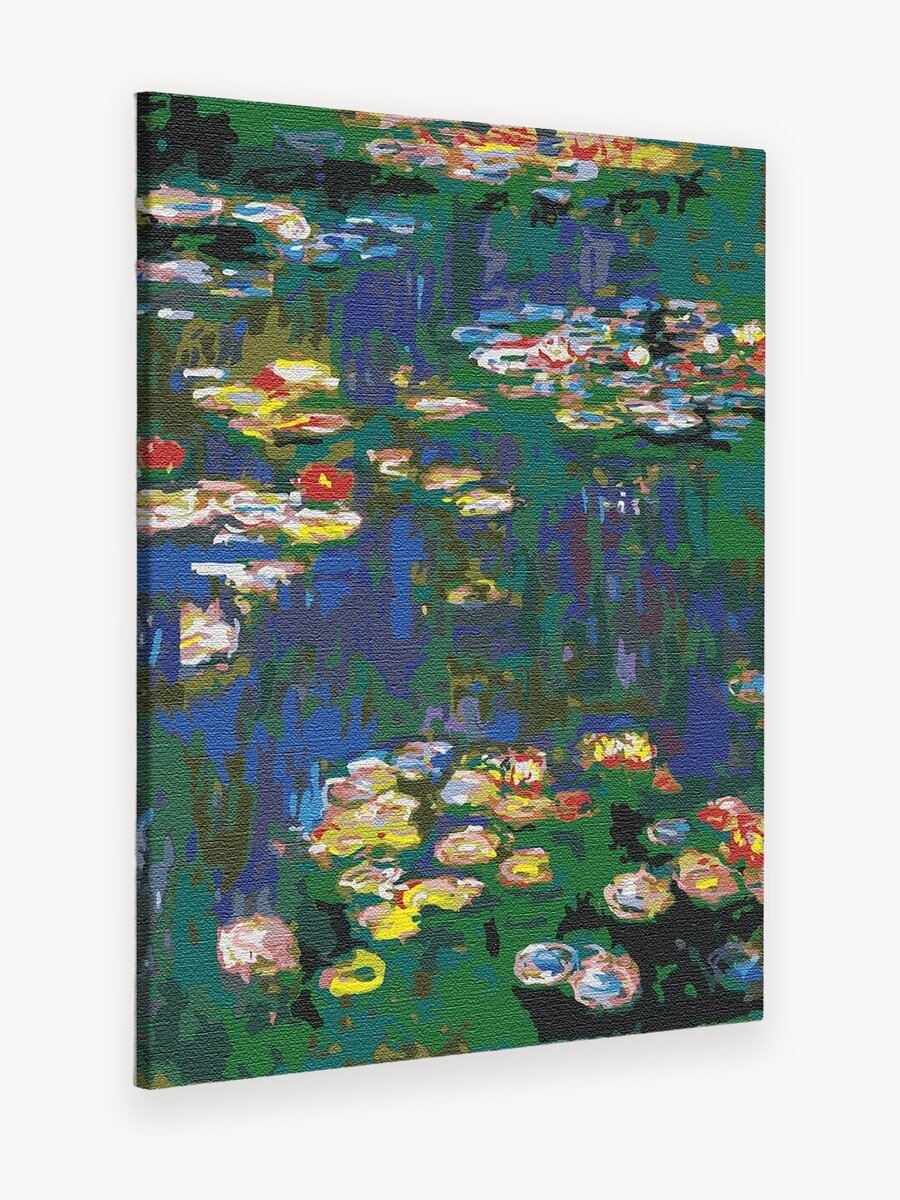 Кувшинки Клод Моне / Известные картины Раскраска картина по номерам на холсте 40х50