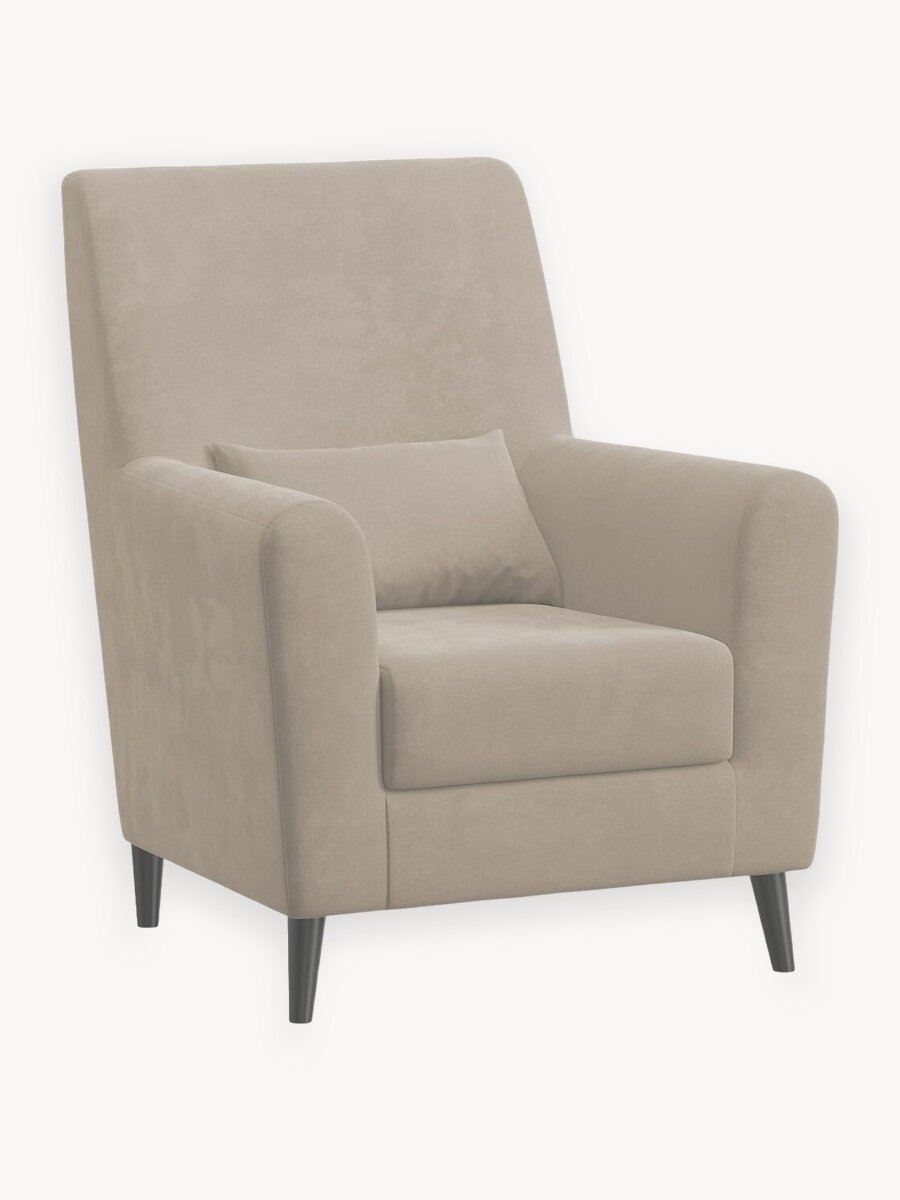 Кресло мягкое в гостиную, для отдыха, для дома антивандальный велюр Либерти