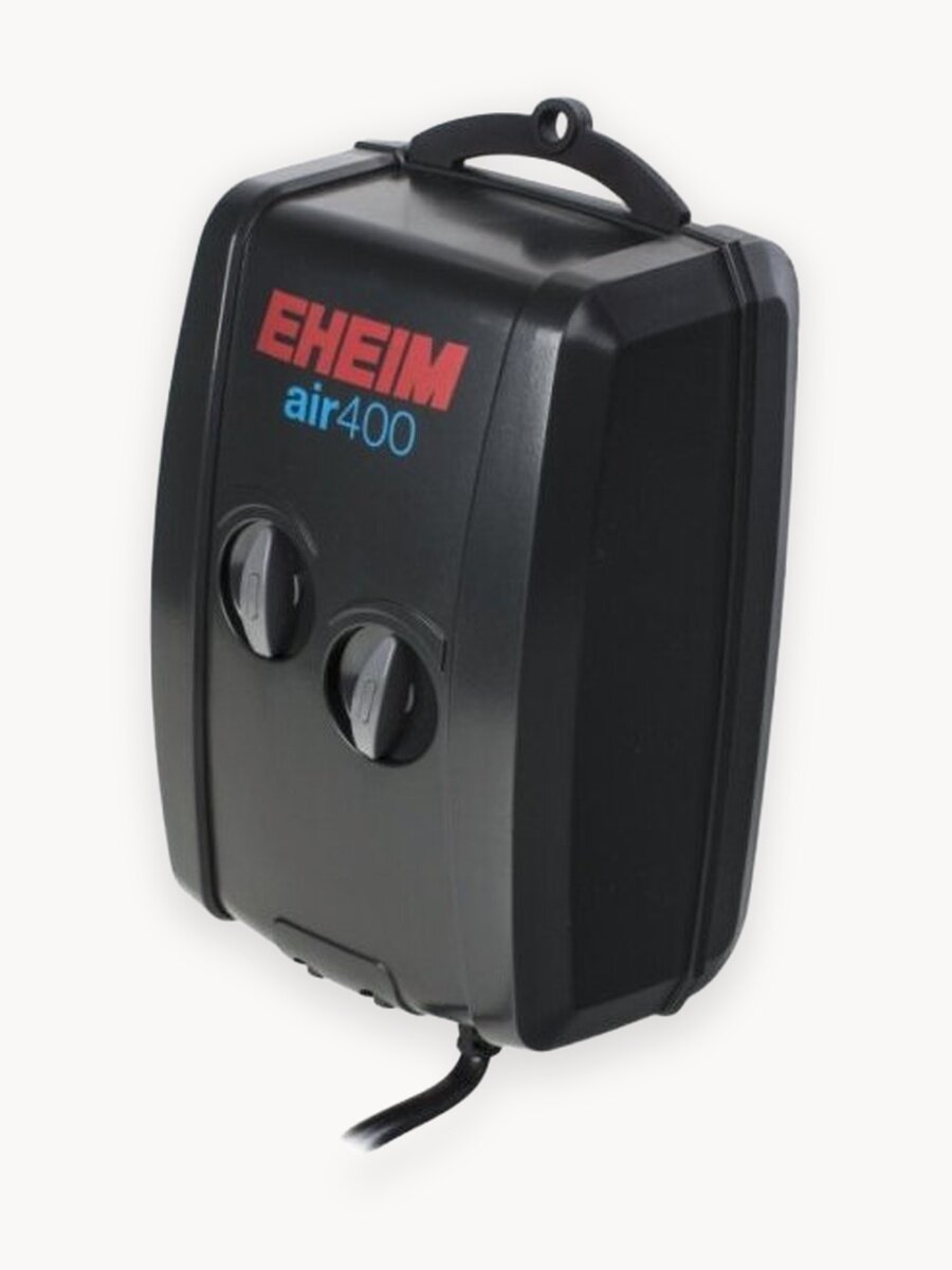 Компрессор Eheim AIR PUMP 400 (400л. ч) (двухканальный с трубкой и распылителем)