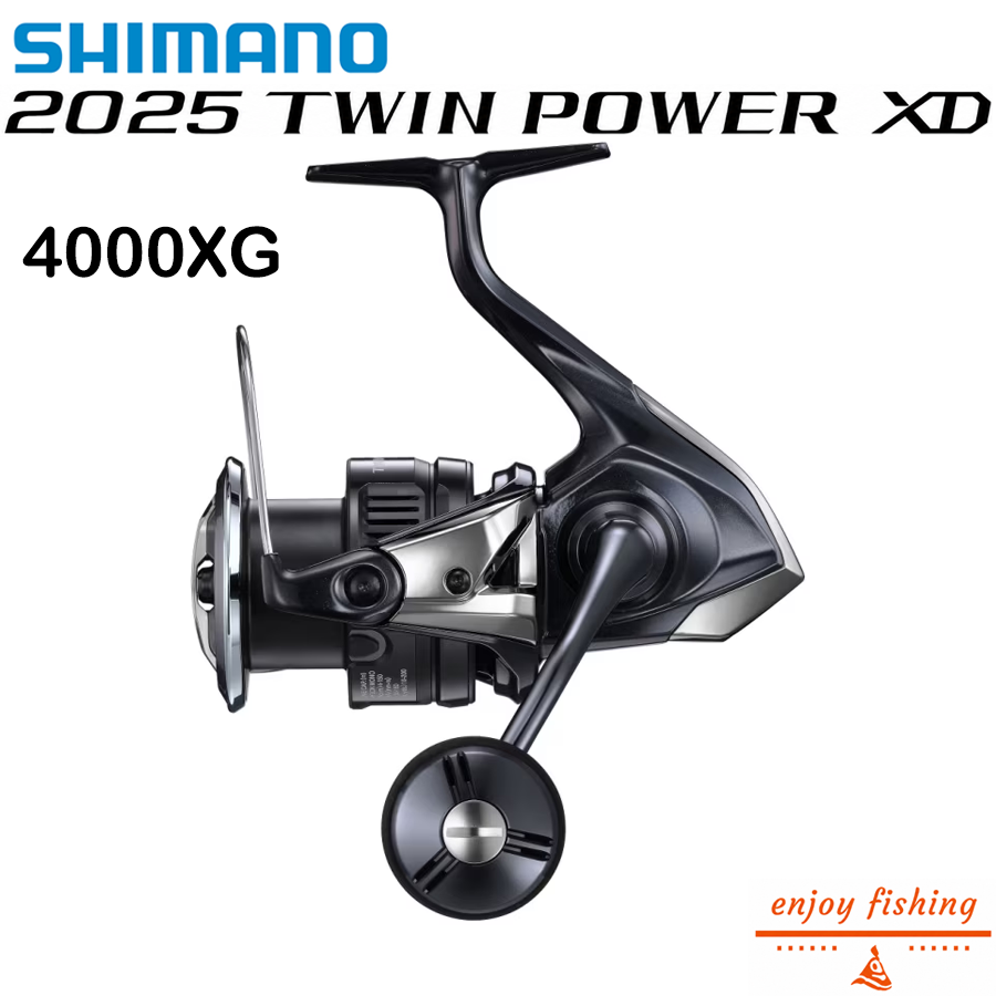 SHIMANO 2025 TWINPOWER XD 4000XG Спиннинговое катушка Подходит для Морская и пресной, Япония