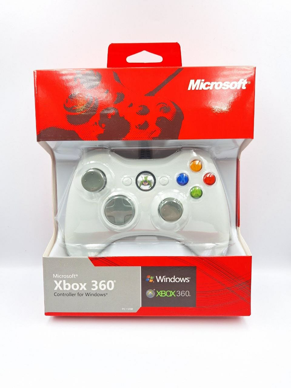 Геймпад xbox 360 проводной, белый