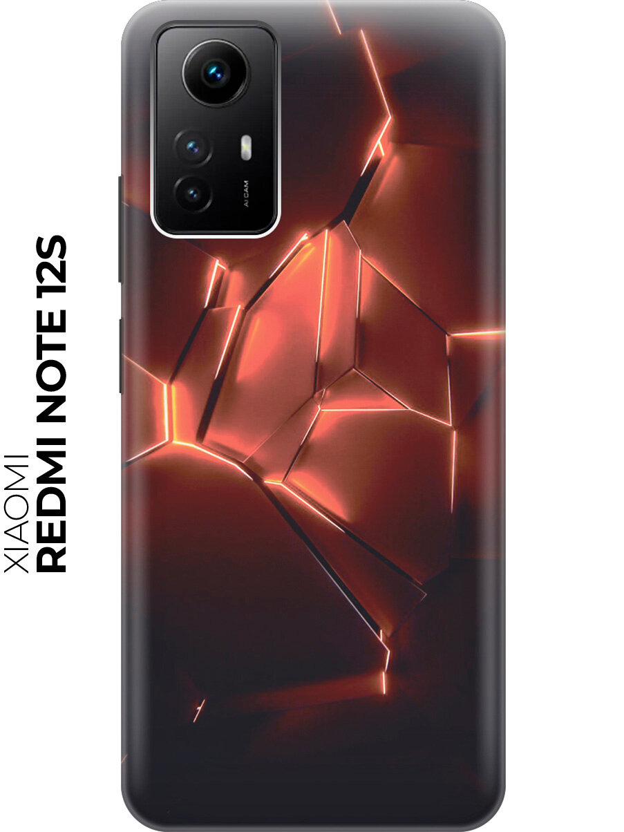 Силиконовый чехол на Xiaomi Redmi Note 12s / Сяоми Редми Ноут 12с с рисунком "Красные фонари"