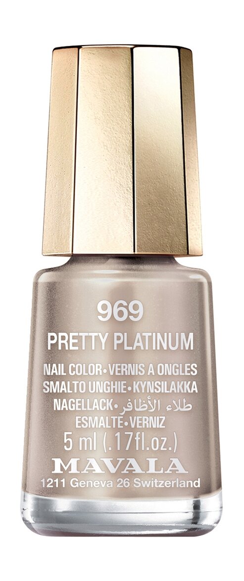 Лак для ногтей, 5 мл, 969 Pretty Platinum