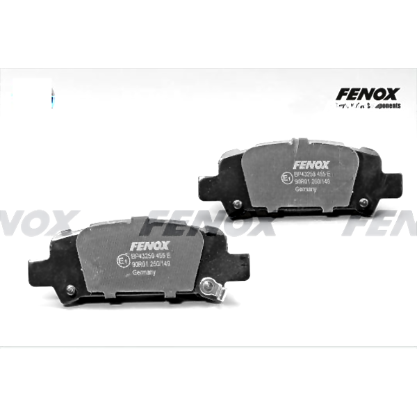 FENOX BP43259 (BP43259) bp43259 колодки дисковые задние\ Subaru (Субару) Forester (Форестер) 2.0 / Impreza (Импреза)