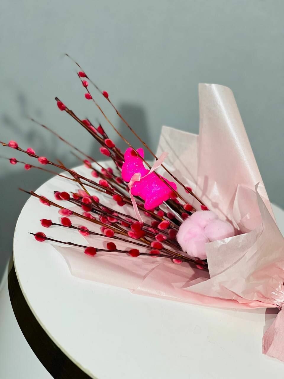 Верба живая 21шт / Пасхальная композиция / Вербный букет