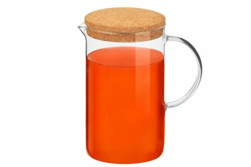 Графин Elan Gallery "Crystal glass" 17,5*11,5*21 см, 1,6 л, с пробковой крышкой, боросиликатное стекло (360150 Elan)