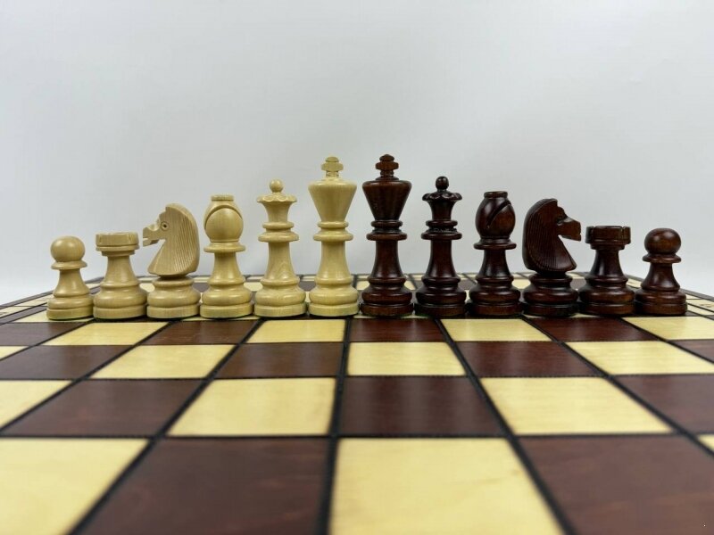 Деревянные шахматы Турнирные №8 / Tournament №8 (Польша) (Madon)