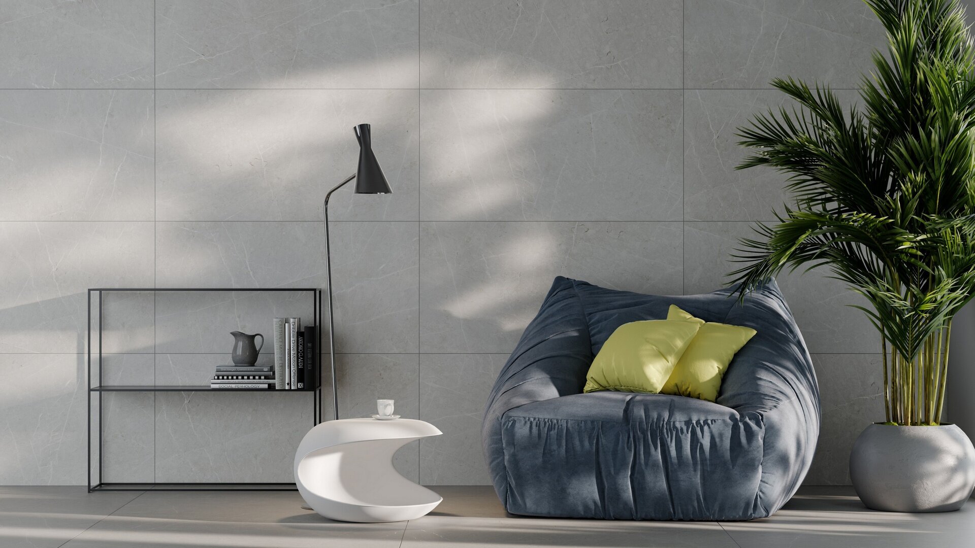 Керамогранит Kerranova Skala White Lapp. 60x120 K-2201/LR/600x1200 бетон морозостойкая