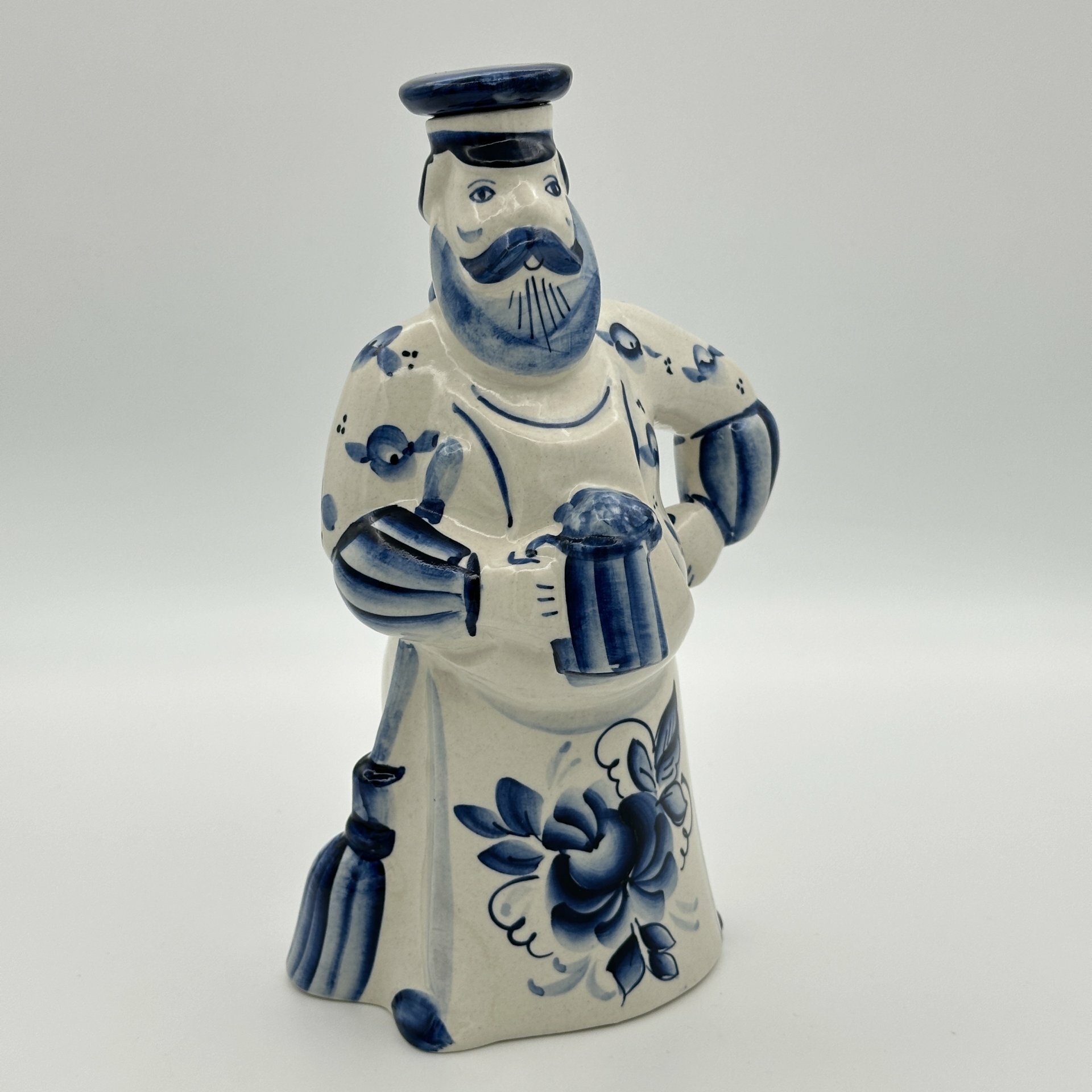 Штоф, фарфор, роспись