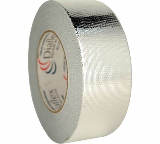 Алюминиевая лента 170 мкр, 48 мм, 45 м, армированная Diaflex ALU-SH 48/45