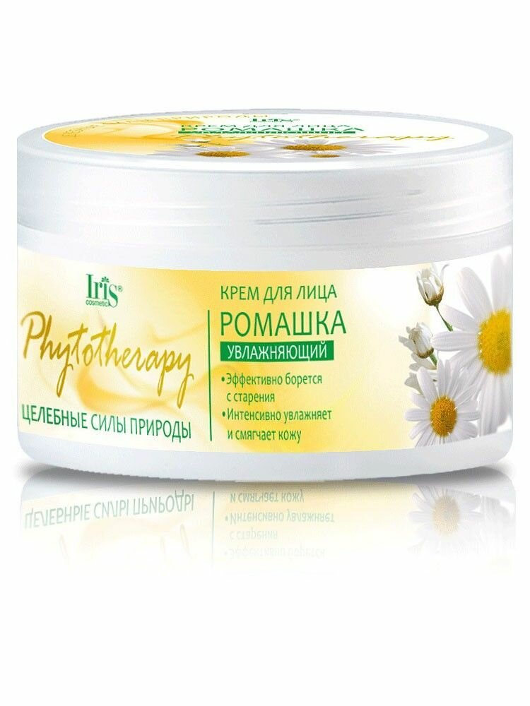 Iris cosmetic Крем для лица Фитотерапия Ромашка, 180 мл/