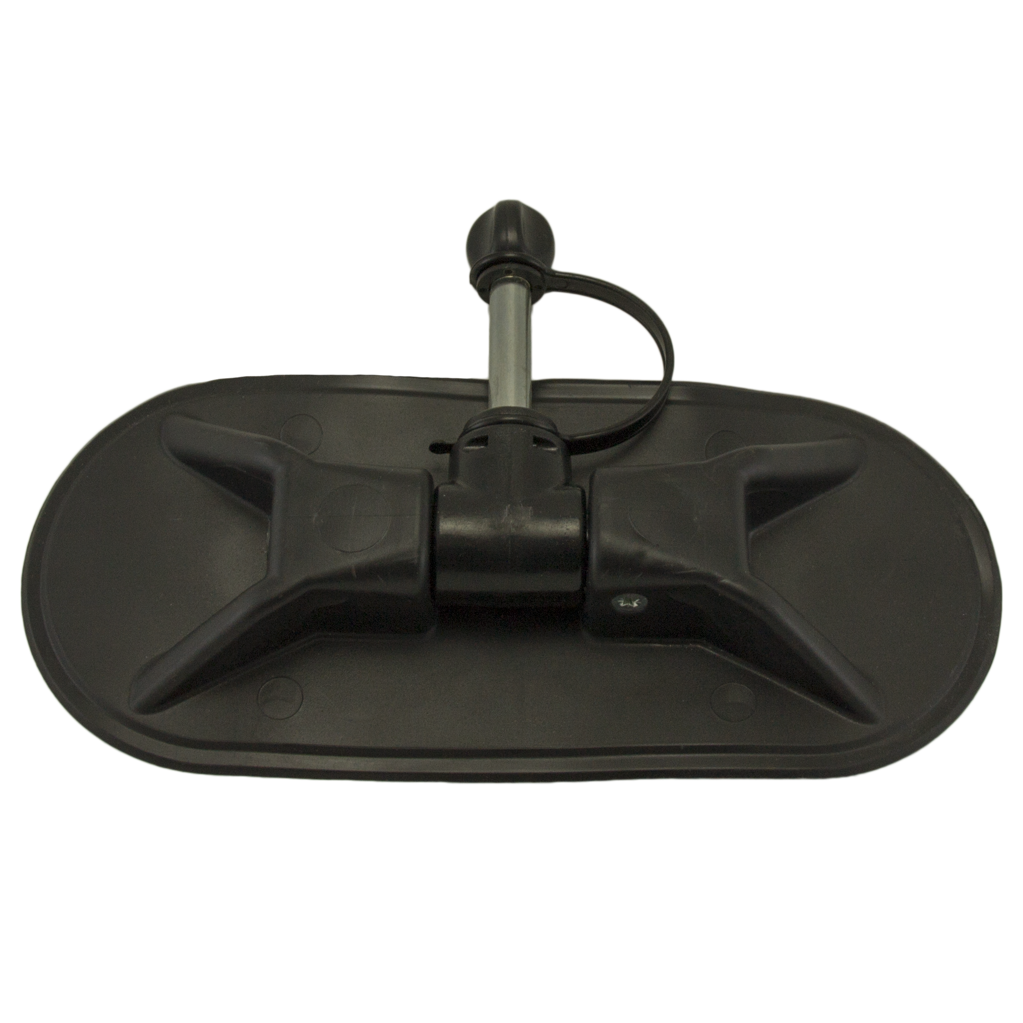 Уключина поворотная черная ПВХ №1.1 Round Edges