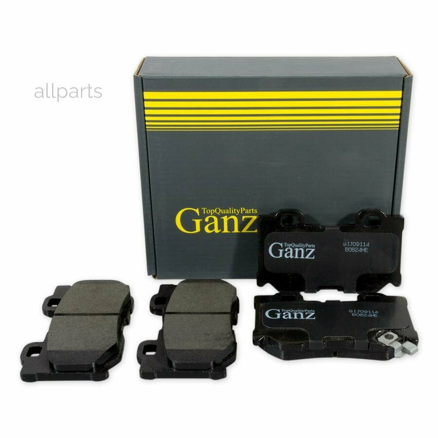 GANZ GIJ09114 Колодки тормозные задние для INFINITI FX35/FX37/FX50/G37/NISSAN Z350 08-> GANZ GIJ09114