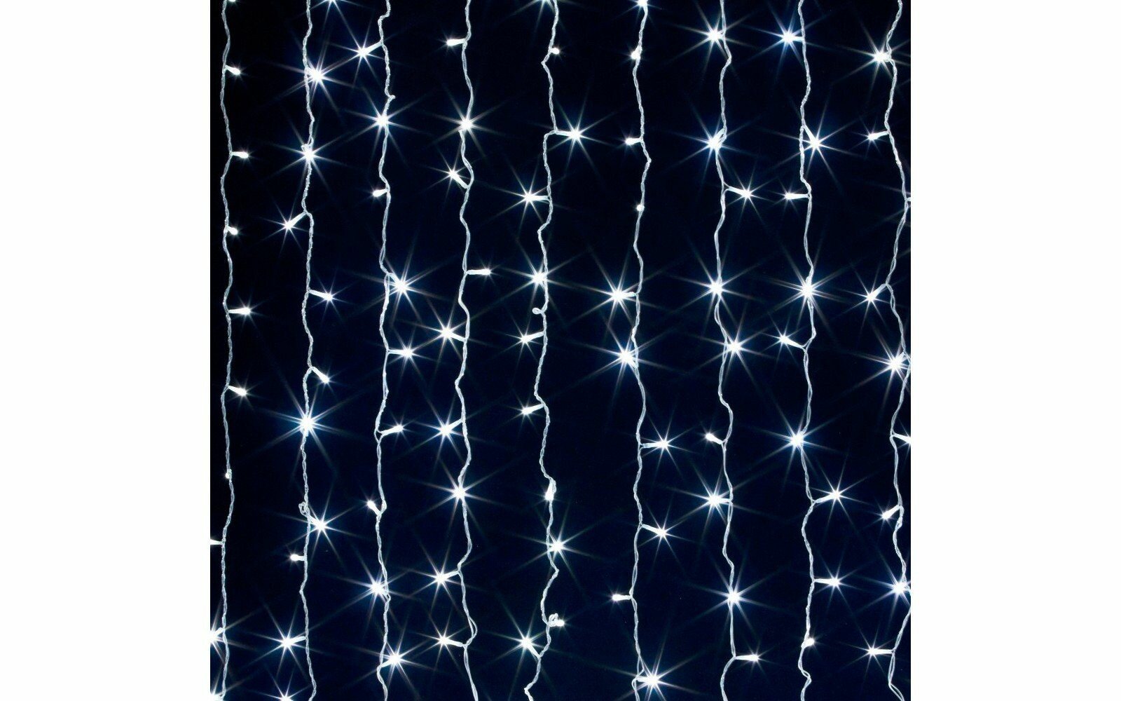 Электрогирлянда Дождь 2x6 м 1200LED мерц. IP44 отсоед. нити, хол. бел. HD-YW05