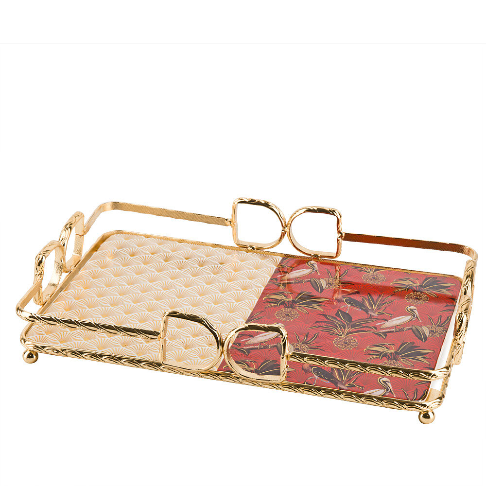 Поднос фарфоровый сервировочный "Casablanca", 33,5х22 см, Nouvelle