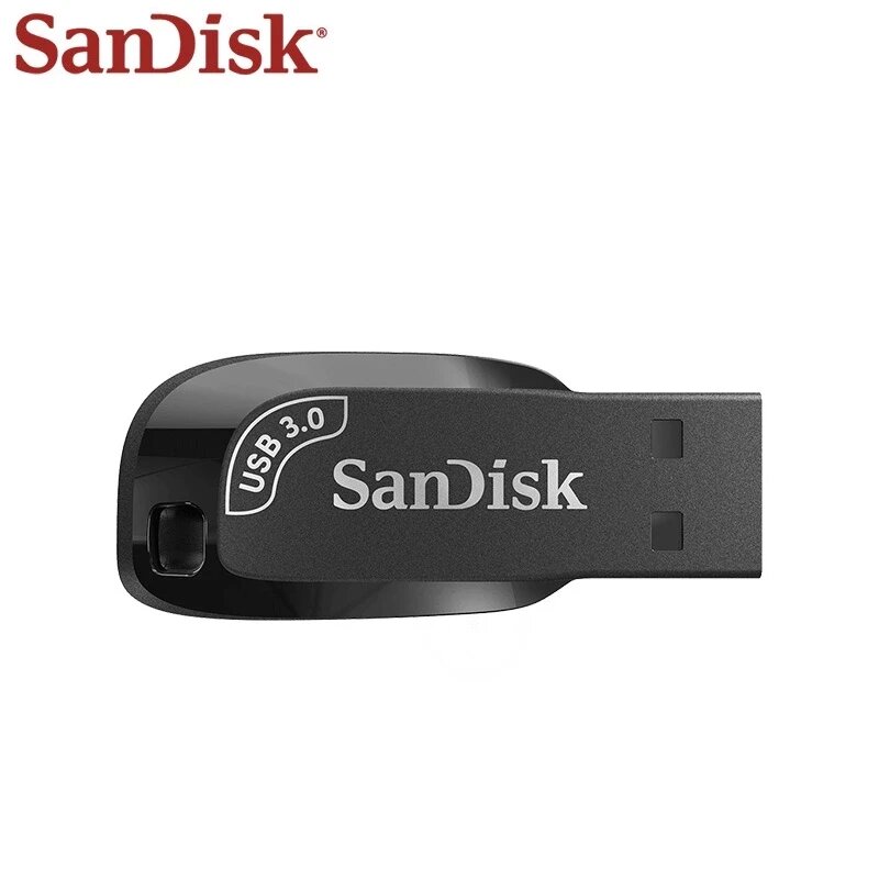 SanDisk USB 3.0 флешка 64 ГБ, черная