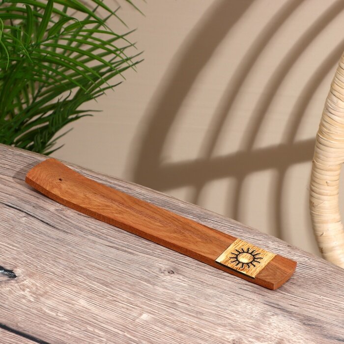 Подставка под благовония «Солнце», 25 см, дерево бакаян