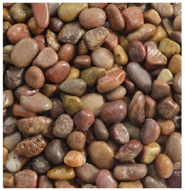 Bestmineral Галька полированная коричневая (красная) 10-20 мм. (5 кг)