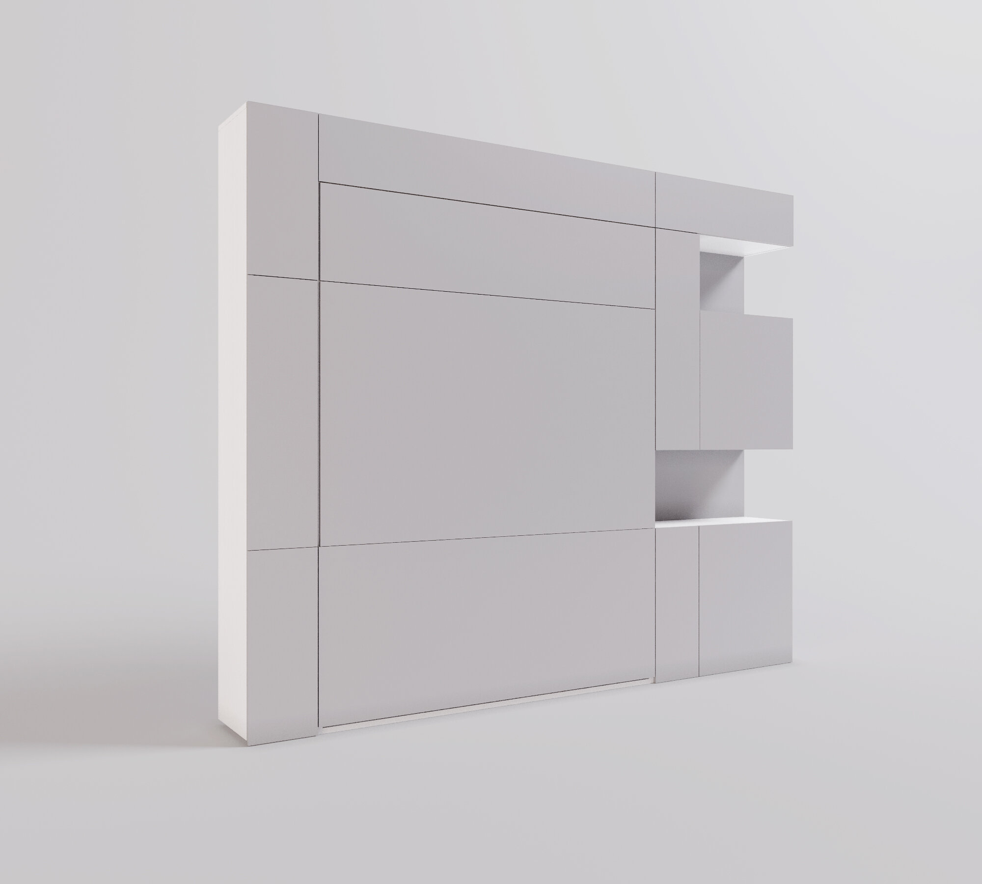 Шкаф кровать-трансформер Летто Максима 1400 исполнение 3/2 Тренд