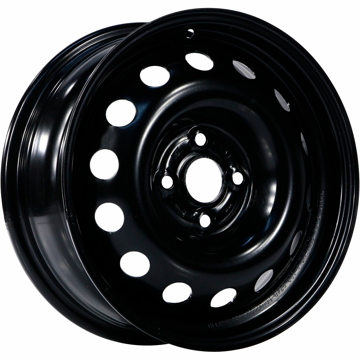 Колесный штампованный диск Trebl 53A43C TREBL R14x5.5 4x100 ET43 CB60.1 Black