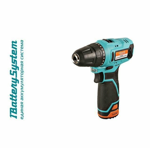 Шуруповерт аккумуляторный STURM CD1240C (12В, 1BatterySystem12V, 40Нм, 2х2.0Ач , кейс)