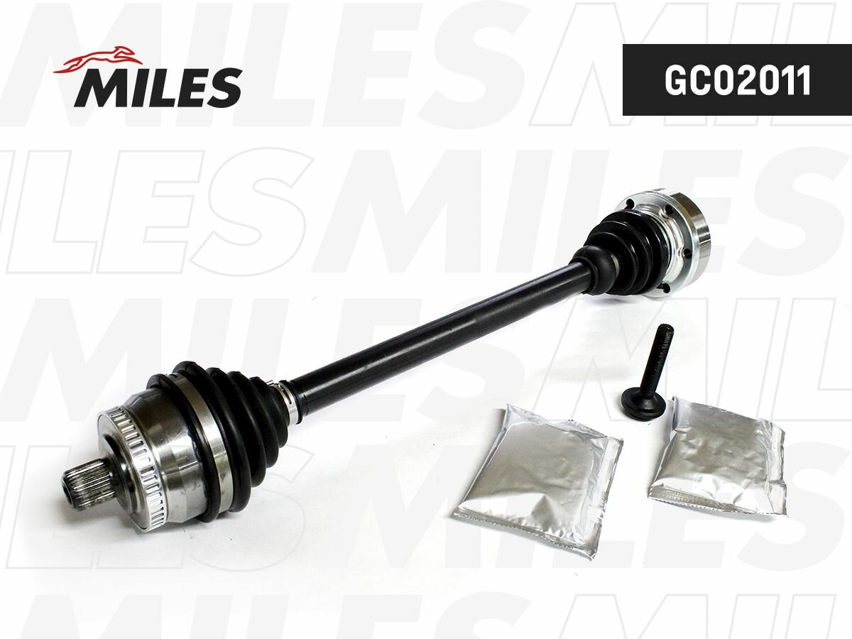 MILES Привод в сборе правый AUDI A4/VW PASSAT 1.8-2.0 95-01 (ABS) (GKN 301222) GC02011
