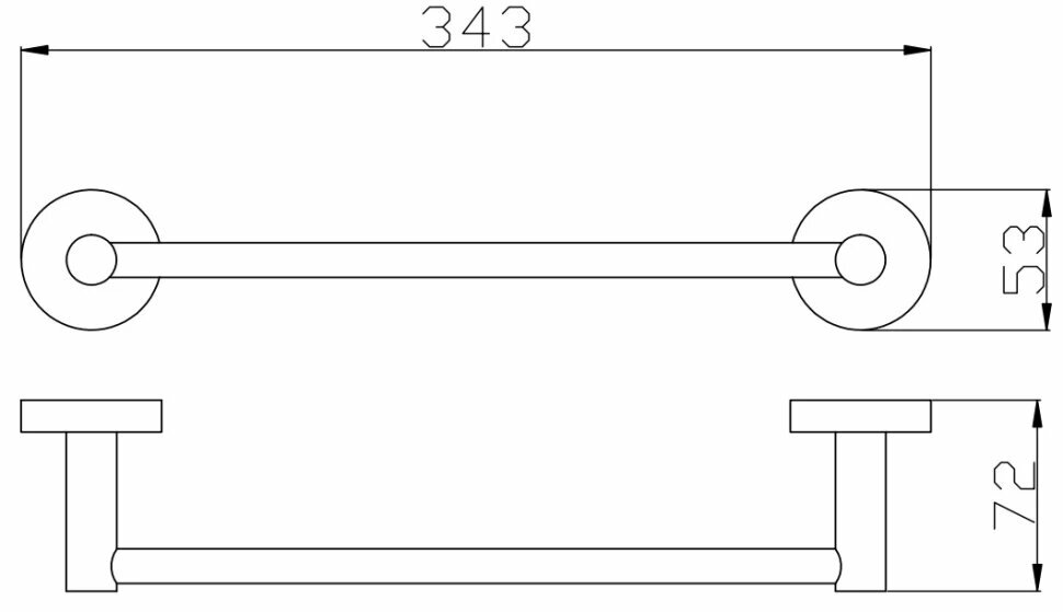 Полотенцедержатель Rav Slezak Colorado COA0701/30Z 34,3 см, золотой