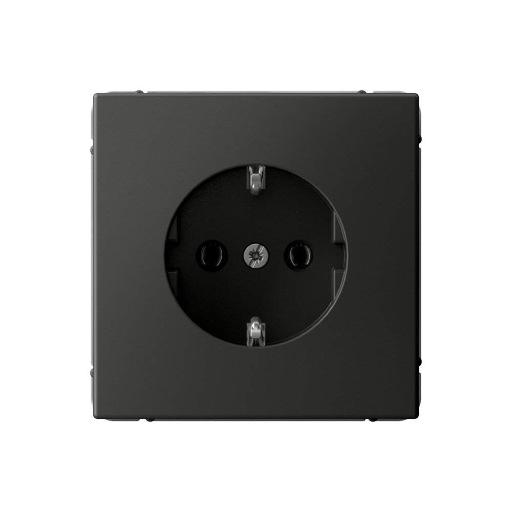 ArtGallery Розетка с заземлением, 16А, цвет Базальт, Systeme Electric