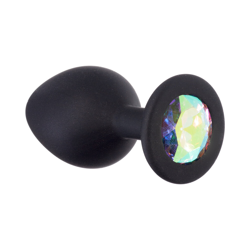 Анальная пробка Emotions Cutie Medium Black moonstone crystal