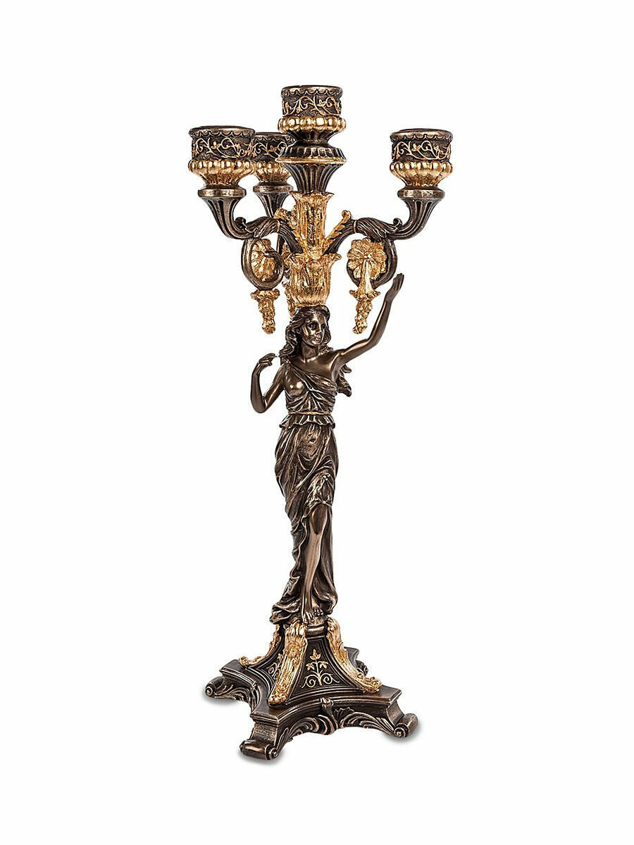 Канделябр в древнеримском стиле "Девушка"