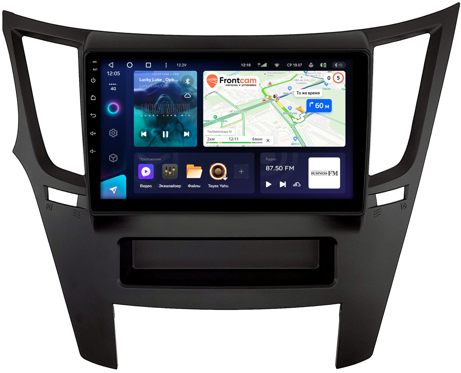 Штатная магнитола Subaru Legacy 5, Outback 4 2009-2014 (черная, левый руль) Teyes CC3L 4/64 9" RM-9-0087 Android 10 (4G-SIM, DSP, IPS)