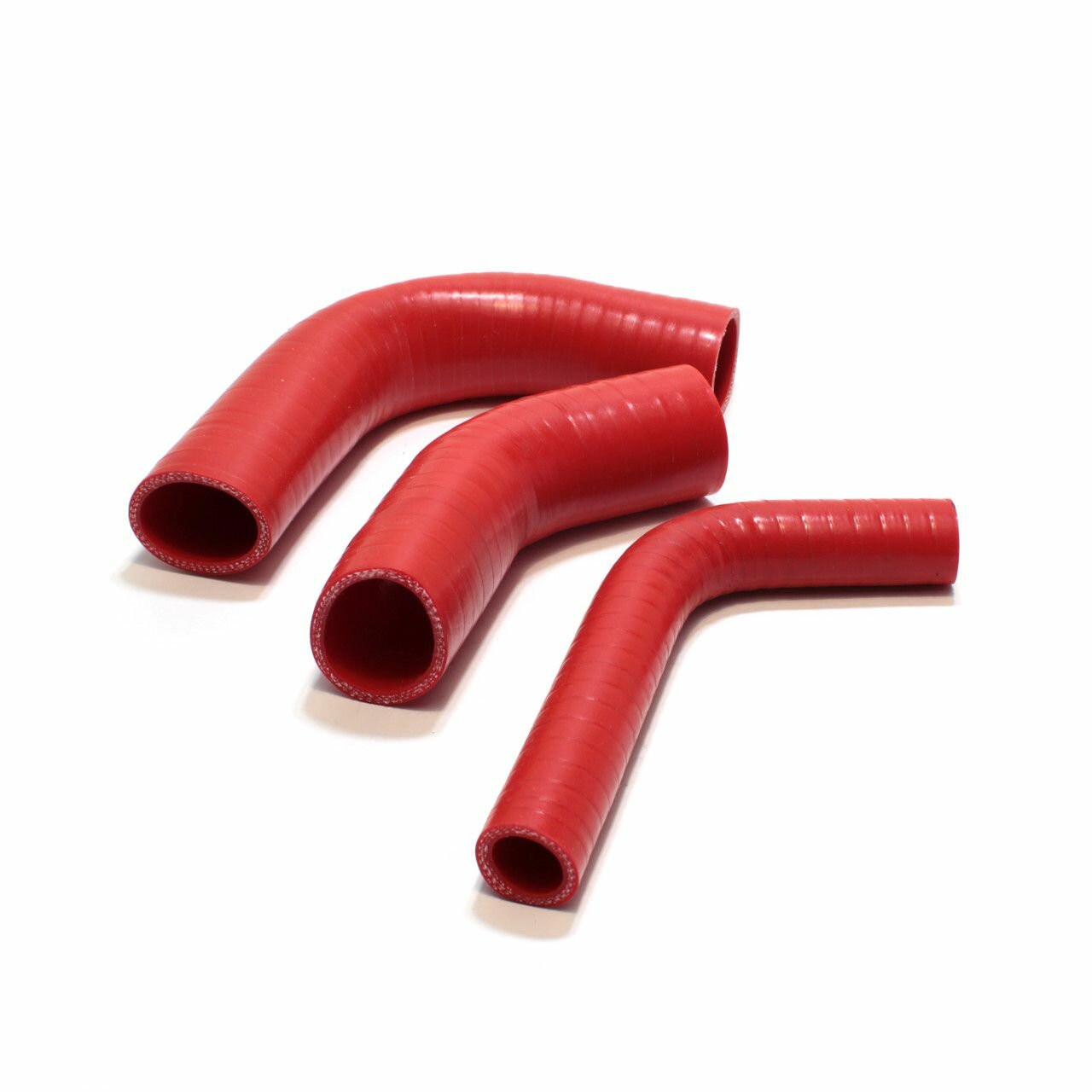 Патрубки радиатора К-КТ Д-240,-243 МТЗ-80,-82 верх, нижний, термостата . силикон с хомутами 70-1303001/50-1303062/50-1306028