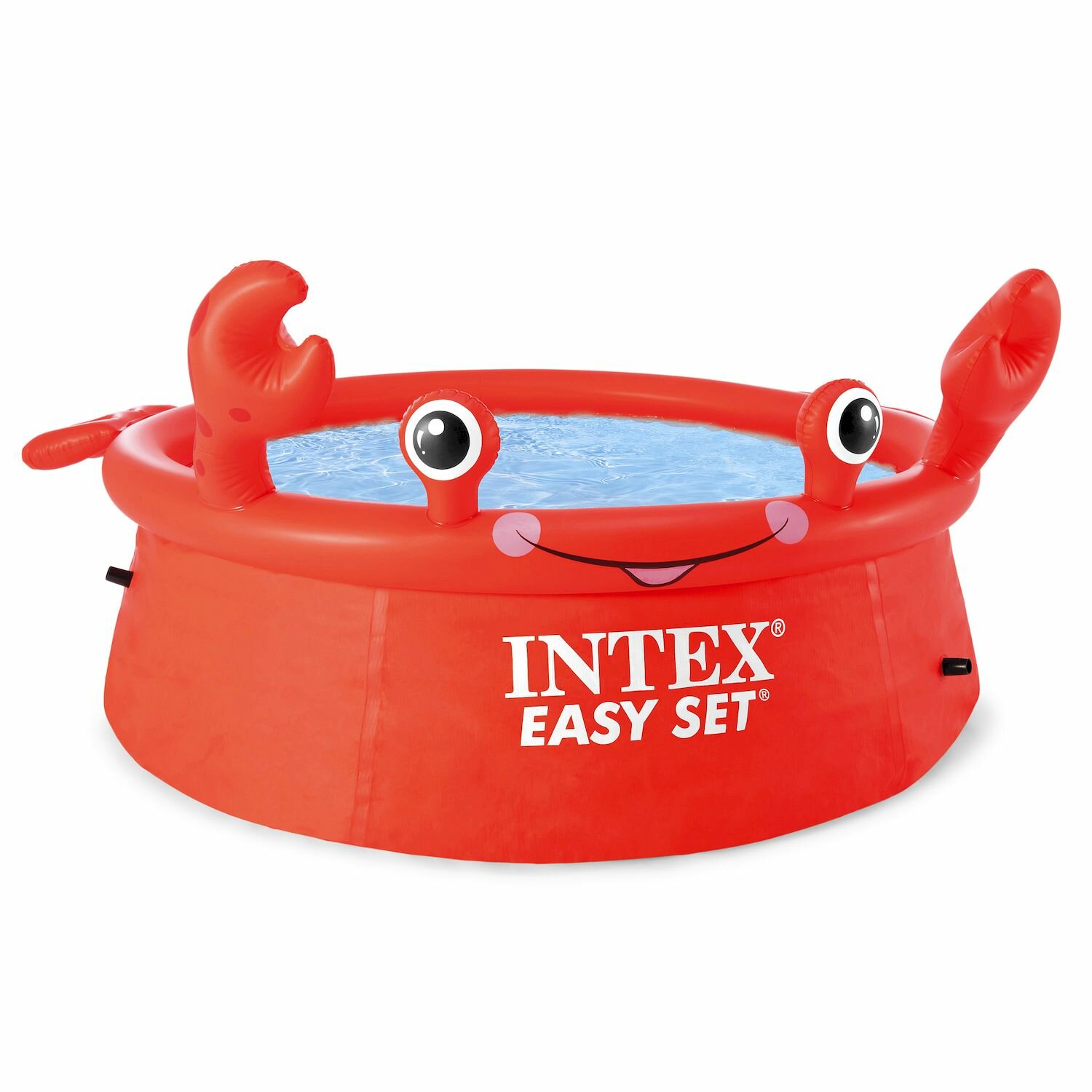 Бассейн Intex "Весёлый Краб", для детей, надувной, круглый, мягкий, красный 183x51 см
