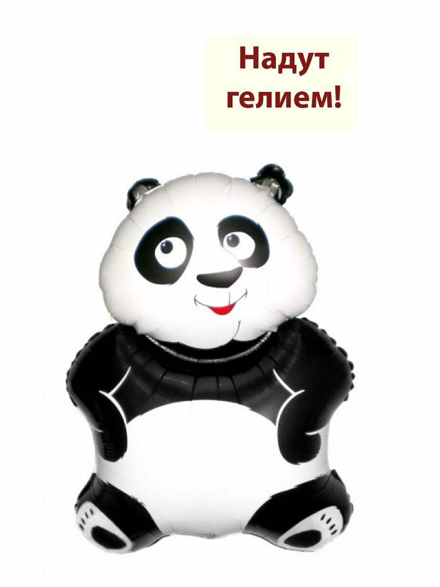 Воздушный шар с гелием фольгированная фигура "Панда" 1шт