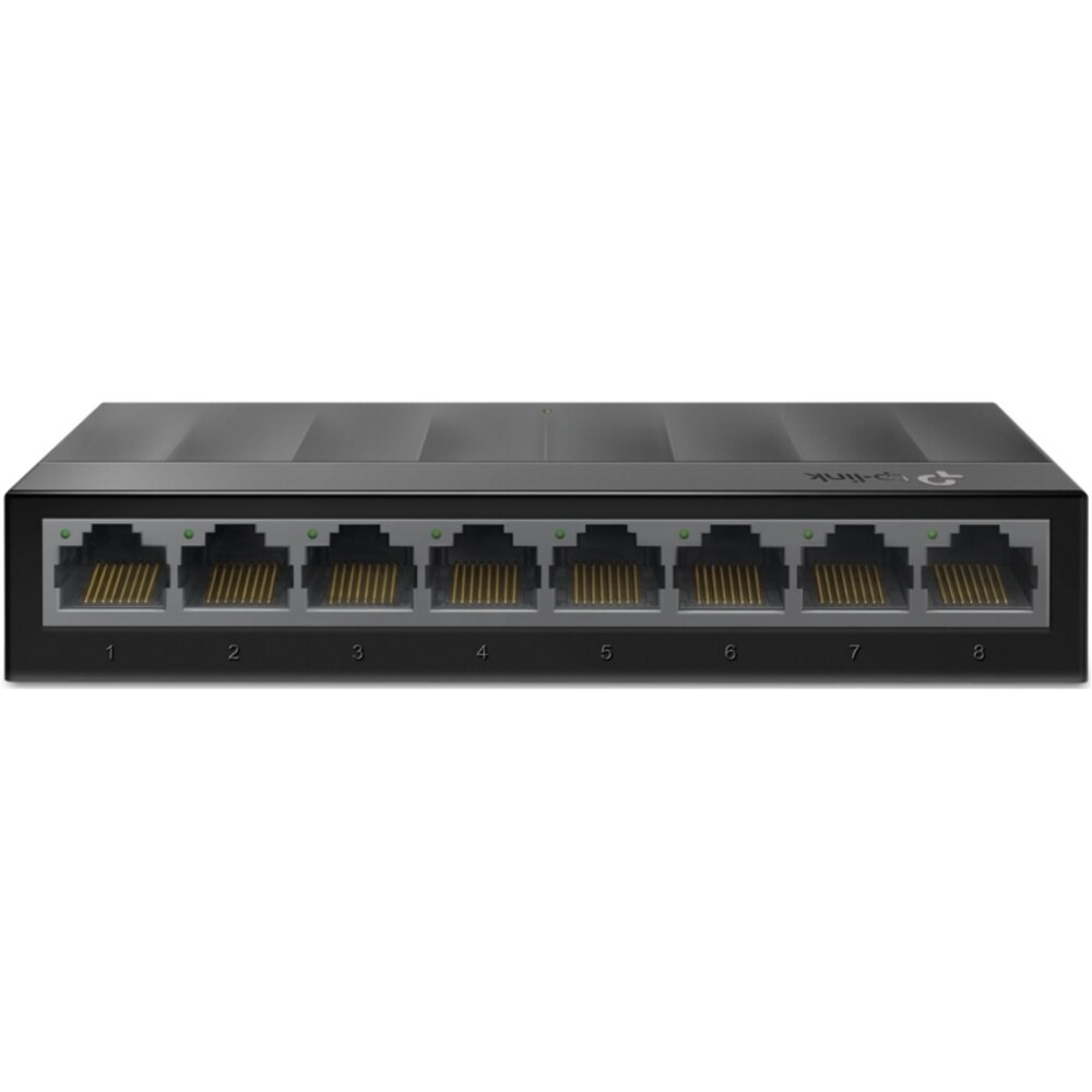 Коммутатор TP-LINK LS1008G 8 портов (8x1000Mbs, неуправляемый, настольный, L2, корпус-пластик) (LS1008G)