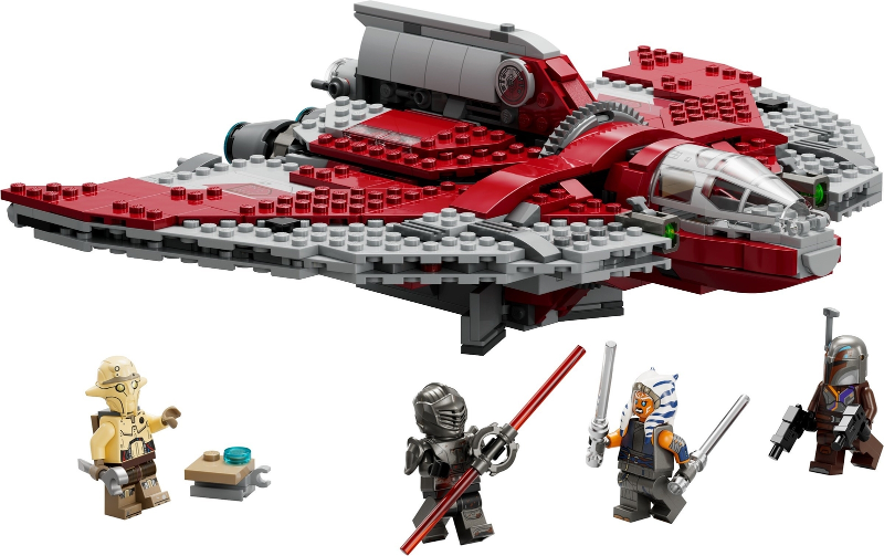 Конструктор LEGO Star Wars 75362 Ahsoka Tano's T-6 Jedi Shuttle, 599 дет.