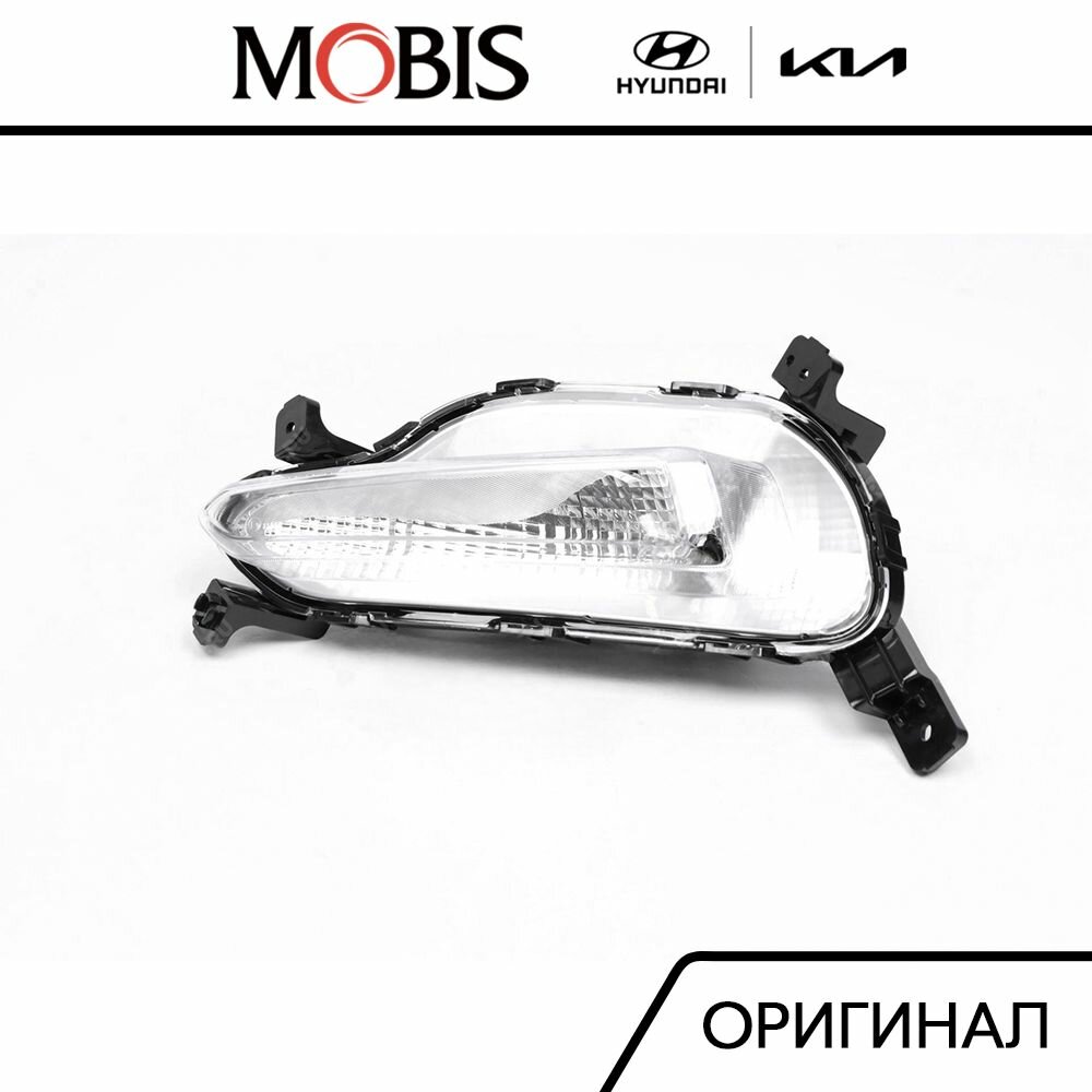 Фары противотуманные (ПТФ) - левая для Hyundai Solaris 2017-2020 / арт. 92207H5000 / бренд MOBIS