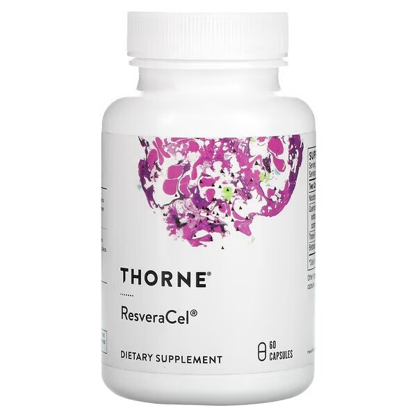 Thorne Research ResveraCel 60 Capsules. Товар промаркирован в системе "Честный Знак"