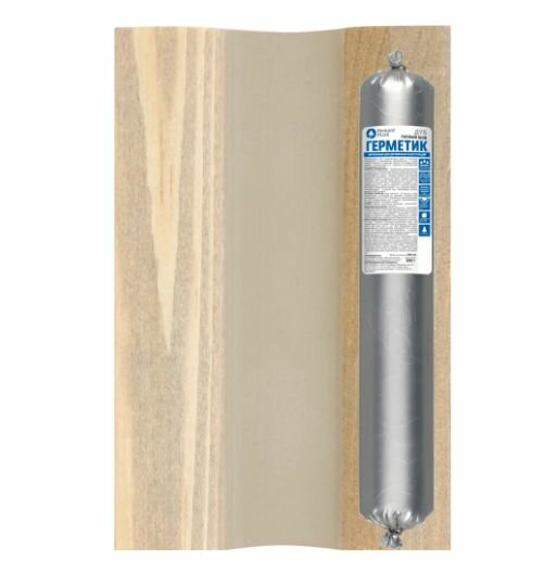 Герметик акриловый для деревянных конструкций межшовный Remontplus дуб серый 0.6 л